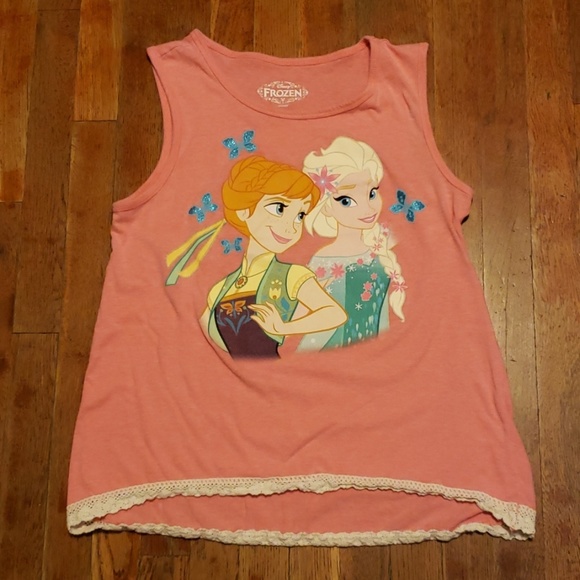 Disney | Shirts & Tops | Disney Frozen Elsa And Anna Tank Top | Poshmark